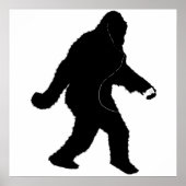 iSquatch (Add Background Color) Poster | Zazzle