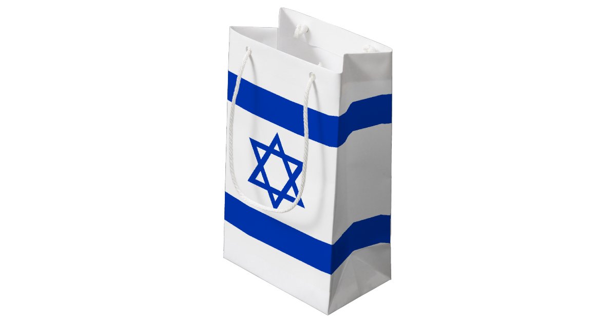 Israel Flag Small Gift Bag | Zazzle