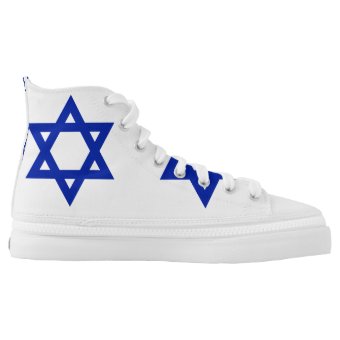 Israel High-Top Sneakers | Zazzle