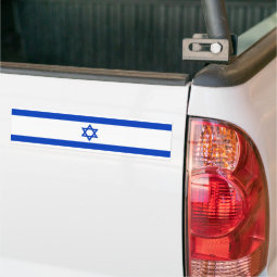 Israel – Israeli Flag Bumper Sticker | Zazzle