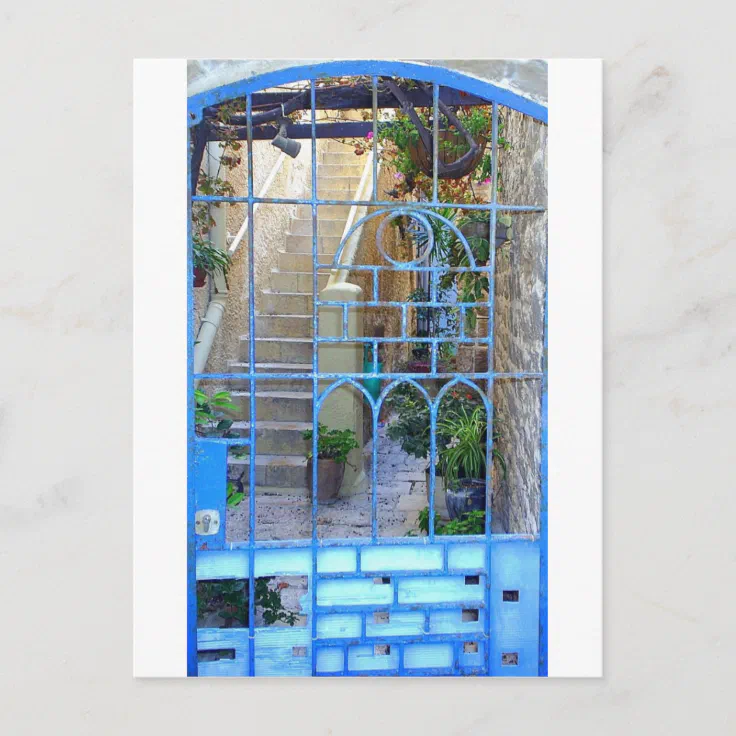 Israeli Door Postcard | Zazzle