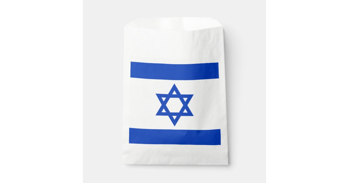 Israeli flag favor bag | Zazzle