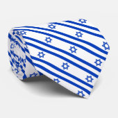 Israeli flag pattern Tie | Zazzle