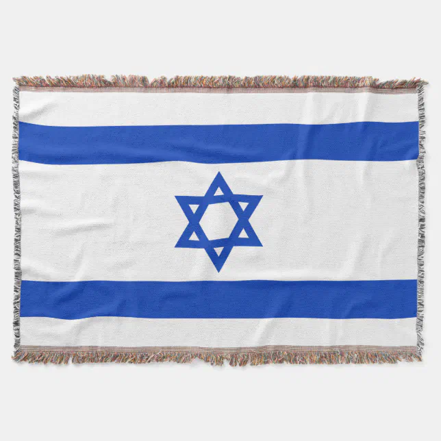 Israeli Flag Throw Blanket | Zazzle