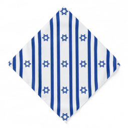 Israelian flag of Israel pattern bandana | Zazzle