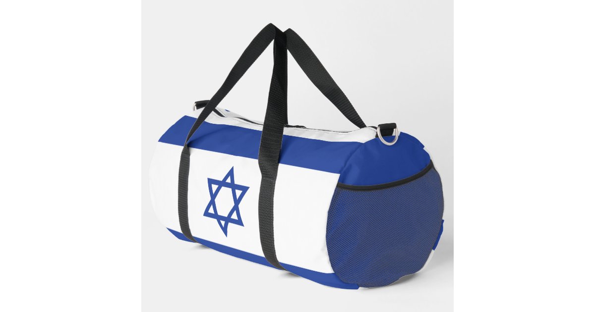 Isreal Flag תיק עם דגל ישראל Duffle Bag | Zazzle