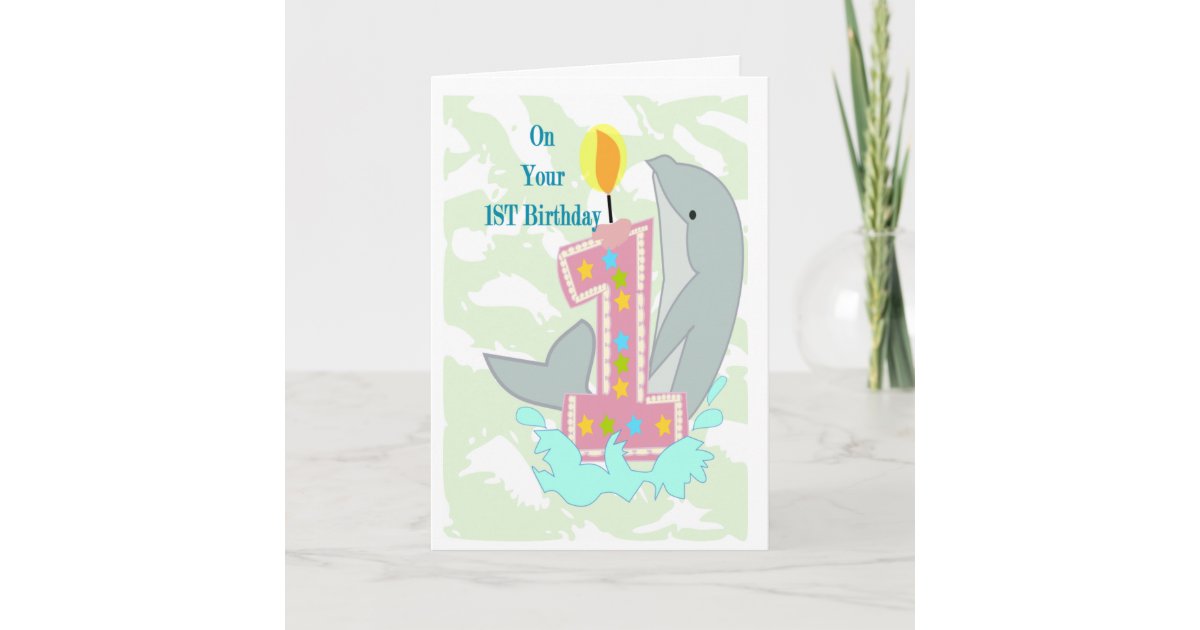 Ist Birthday Card | Zazzle