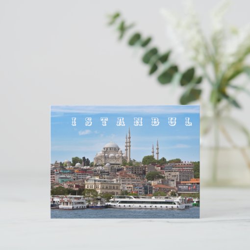 Istanbul. Cityscape. Postcard | Zazzle