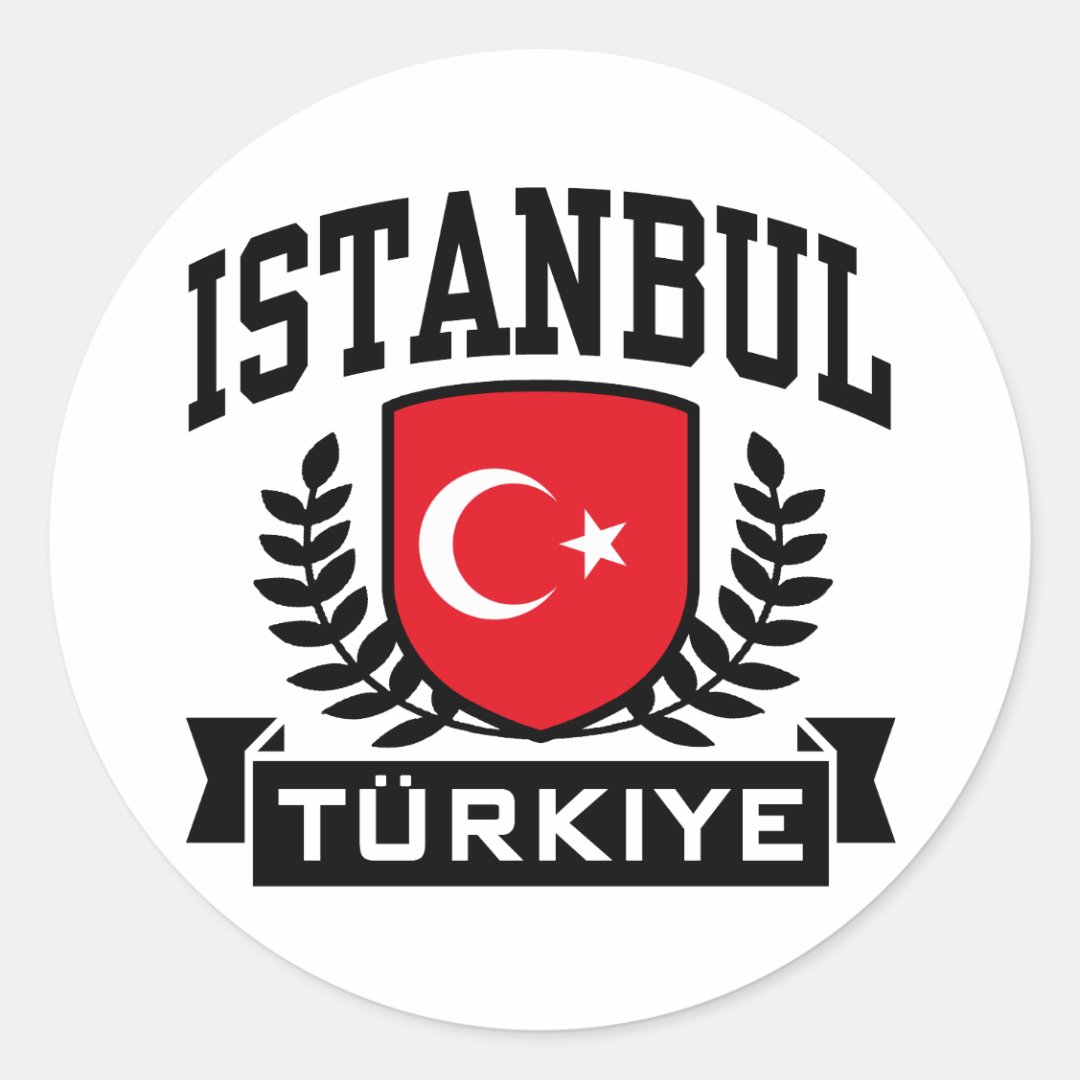 Istanbul Classic Round Sticker | Zazzle