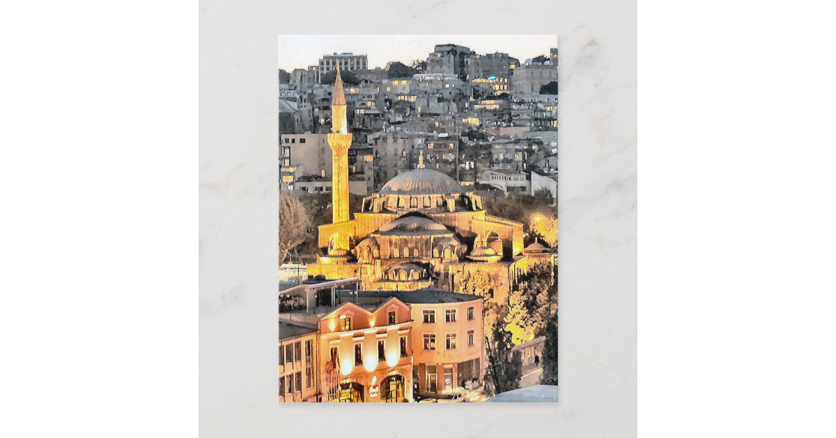 Istanbul Postcard | Zazzle