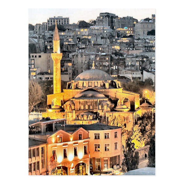 Istanbul Postcard | Zazzle.com