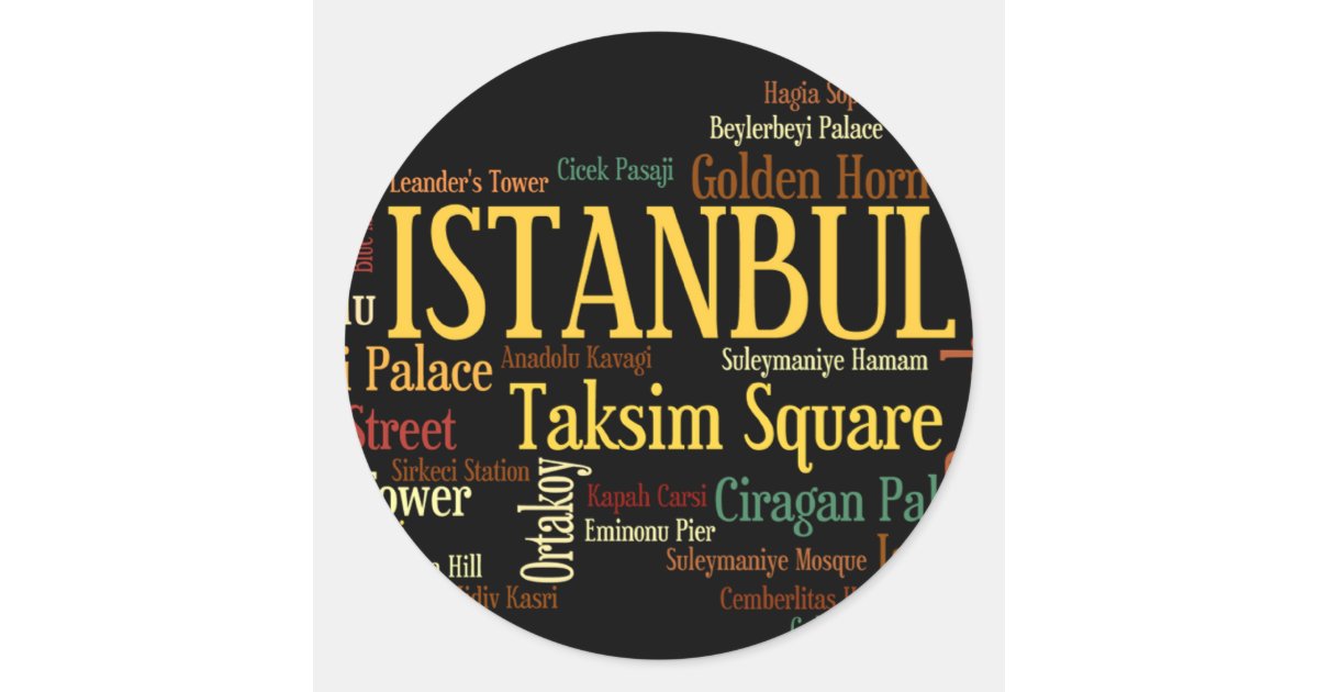ISTANBUL Sticker | Zazzle