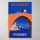 Travel Poster Turkey, Istanbul | Zazzle.com