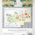 Istanbul, Turkey Wedding | Tri-Fold Invitation | Zazzle