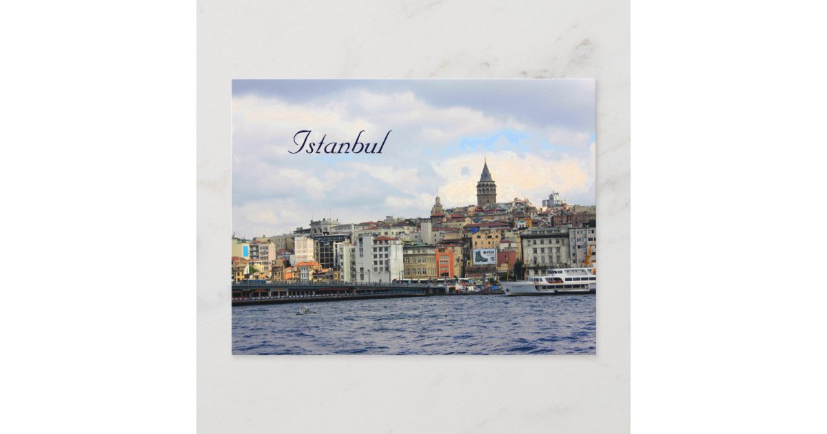 Istanbul View Postcard | Zazzle