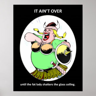 Fat Lady Art & Framed Artwork | Zazzle