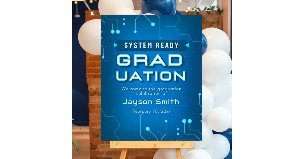 IT - Computer Science Graduation Welcome Sign | Zazzle