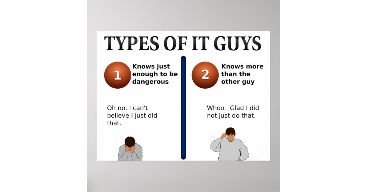 IT Guys Poster | Zazzle