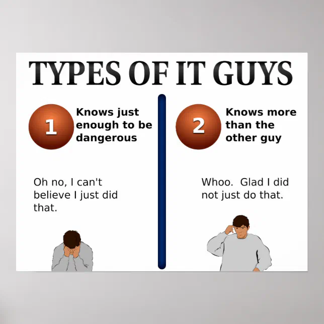 IT Guys Poster | Zazzle