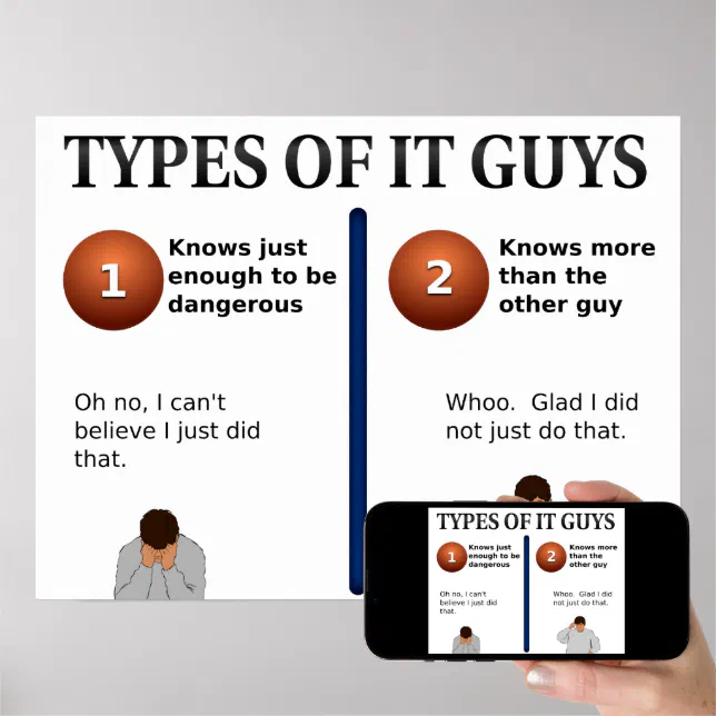 IT Guys Poster | Zazzle