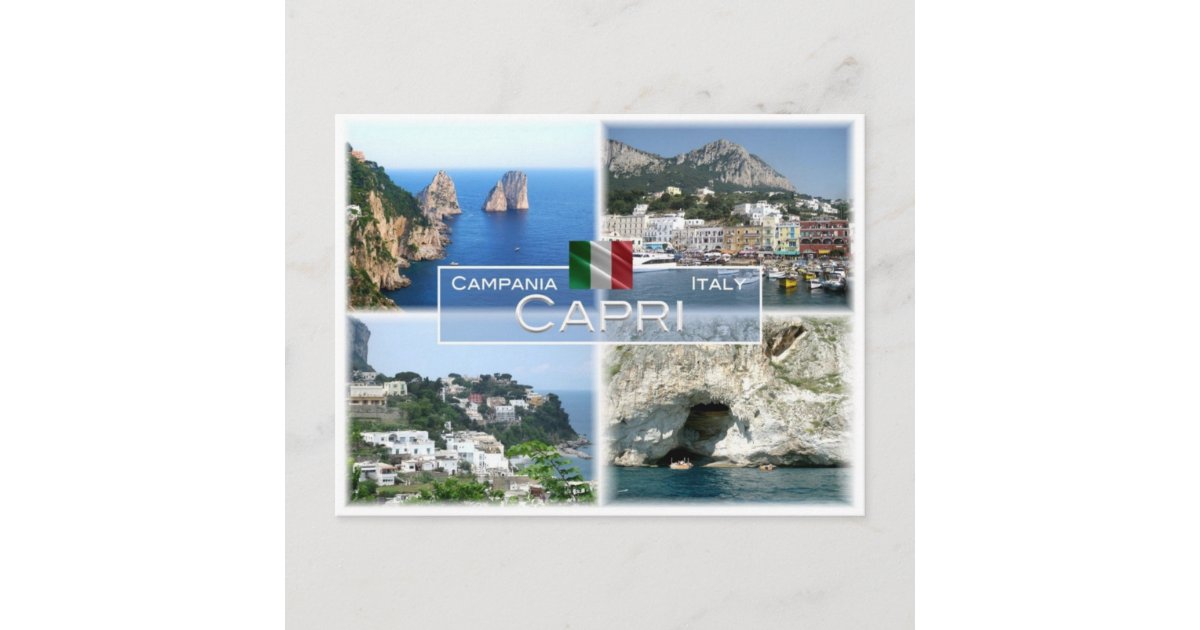 IT Italy - Campania - Capri - Postcard | Zazzle.com