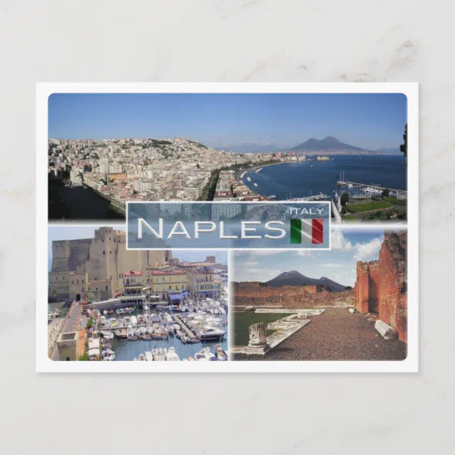 IT Italy - Italia - Naples - Postcard | Zazzle