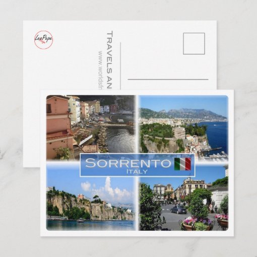 IT Italy - Italia - Sorrento - Amalfi Coast - Postcard | Zazzle
