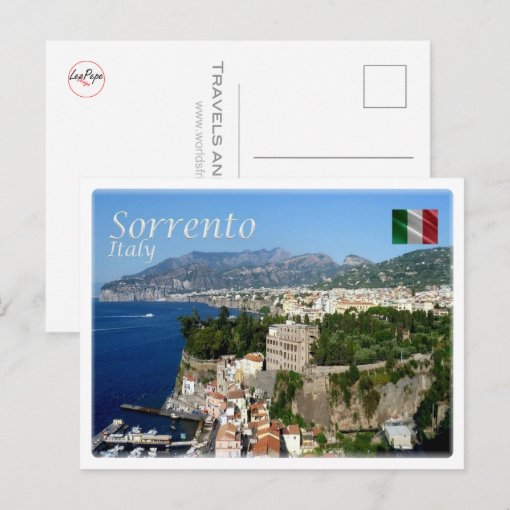 IT Italy - Sorrento Amalfi Coast - Postcard | Zazzle
