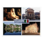 Torino Turin Italy Vintage Travel Poster Restored Postcard | Zazzle.com