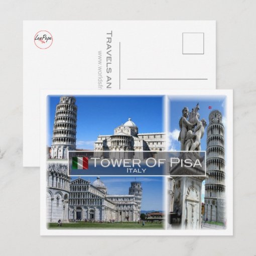 IT Italy - Tuscany - The Leaning Tower Of Pisa - Postcard | Zazzle
