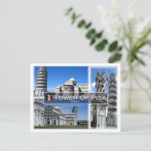 IT Italy - Tuscany - The Leaning Tower Of Pisa - Postcard | Zazzle