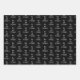 It’s All Coal Christmas Black Typography Novelty Wrapping Paper Sheets ...