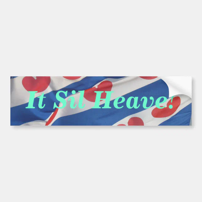 It Sil Heave! Bumper Sicker Fryslan Flag Bumper Sticker | Zazzle