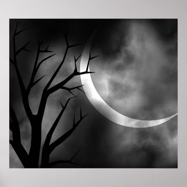 It was a dark and stormy night poster | Zazzle