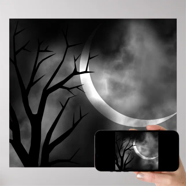 It was a dark and stormy night poster | Zazzle