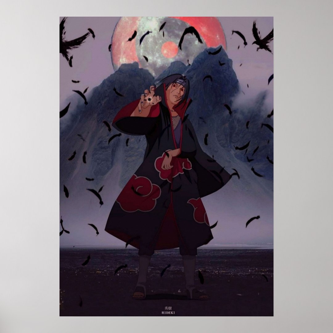 Itachi uchiha Akatsuki Poster | Zazzle