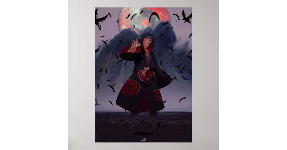 Itachi uchiha Akatsuki Poster | Zazzle