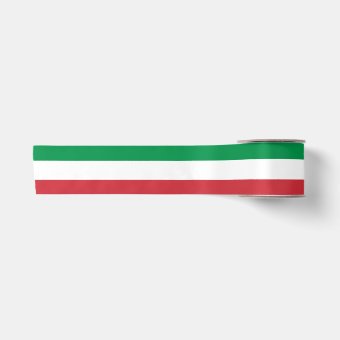 Italia Colors & Italy, Italian Flag fashion sports Satin Ribbon | Zazzle