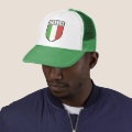 Italia Shield Hat / Italy Flag Cap | Zazzle