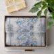 Italian Amalfi Coast Tile Blue and White Decoupage Tissue Paper | Zazzle