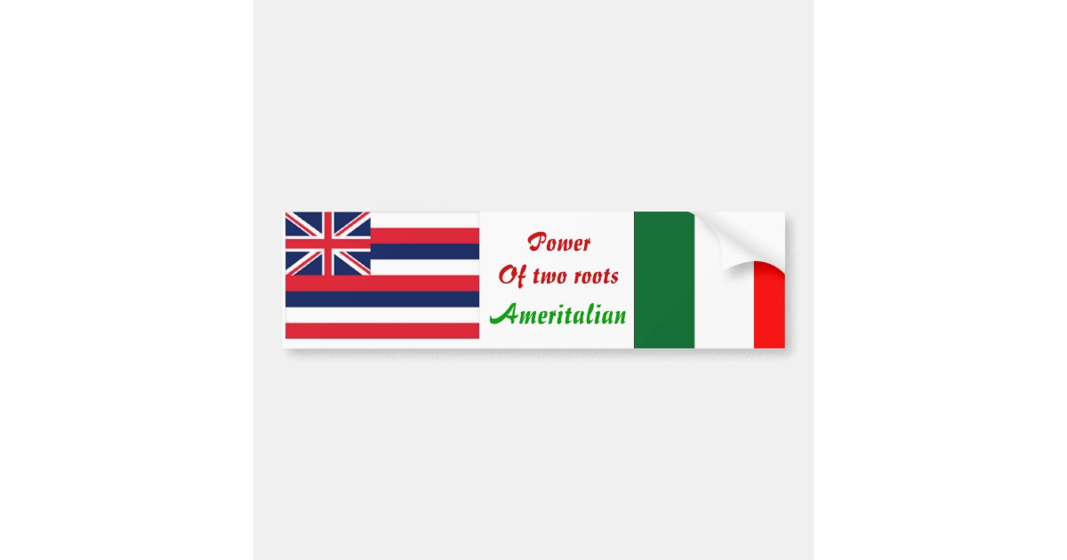 Italian american bumper stickers | Zazzle