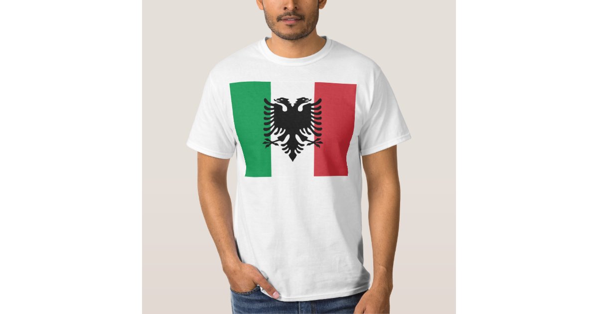 Italian Arberesh, Italy flag T-Shirt | Zazzle