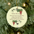Italian Blessing Ceramic Ornament | Zazzle
