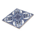 Italian Blue & White Sicilian Majolica Mosaic Ceramic Tile | Zazzle
