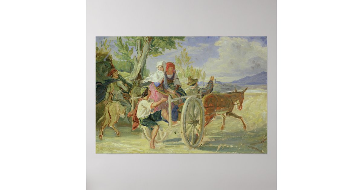 Italian Cart Poster | Zazzle