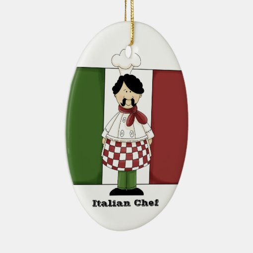 Italian Chef #2 Kitchen Ornament | Zazzle