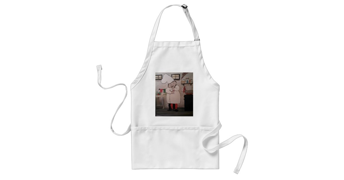 Italian Chef Adult Apron | Zazzle