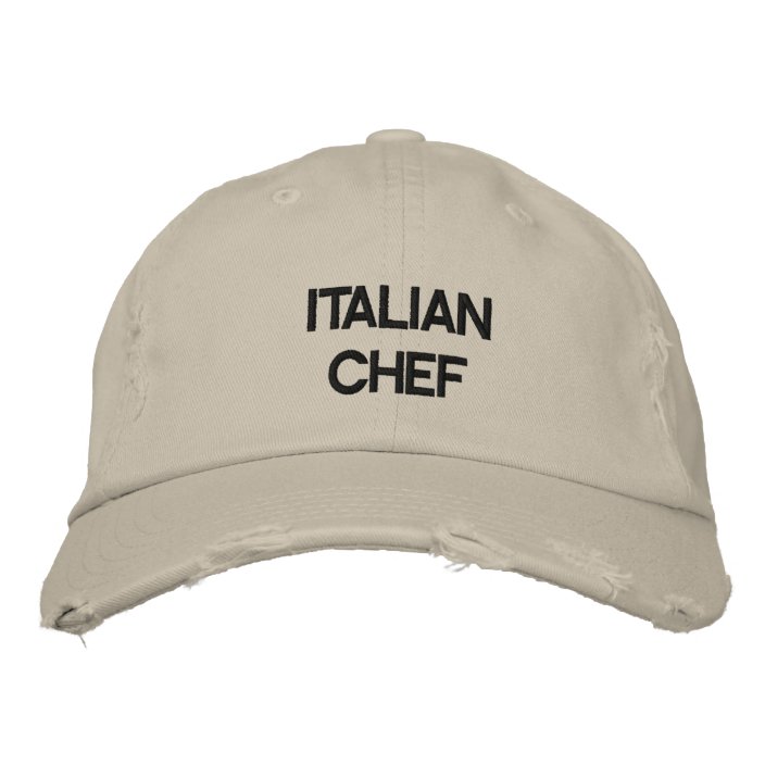 "ITALIAN CHEF" HAT | Zazzle.com