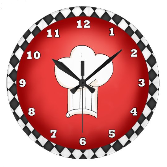 Italian Chef Hat clock | Zazzle.com