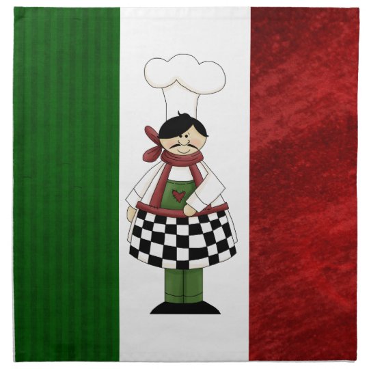 Italian Chefs Napkin | Zazzle.com